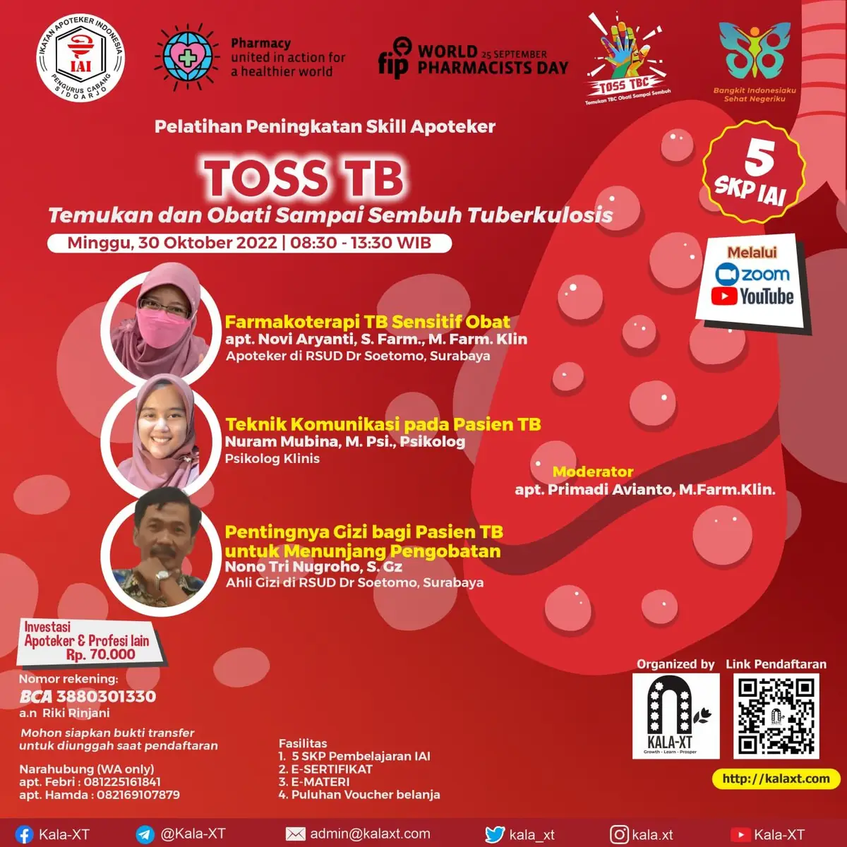 Pelatihan Peningkatan Skill Apoteker - TOSS TB (Temukan dan Obati Sampai Sembuh Tuberkulosis)